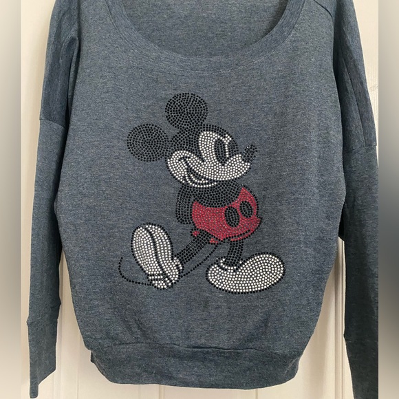 Disney | Tops | Disney Mickey Mouse Studded Top | Poshmark